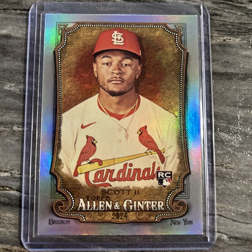 2024 Topps Allen & Ginter RC Victor Scott II #217 Silver Portrait Hot ...