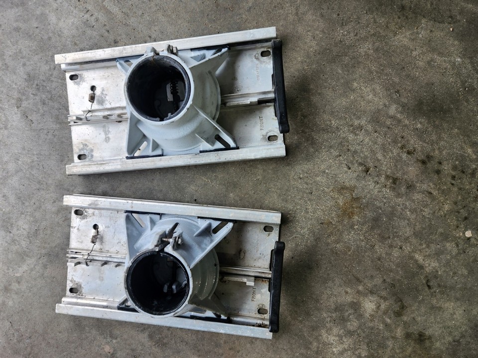 Pair Of Springfield Marine Cam-Lock Slide Heavy Duty Anodized Boat ...