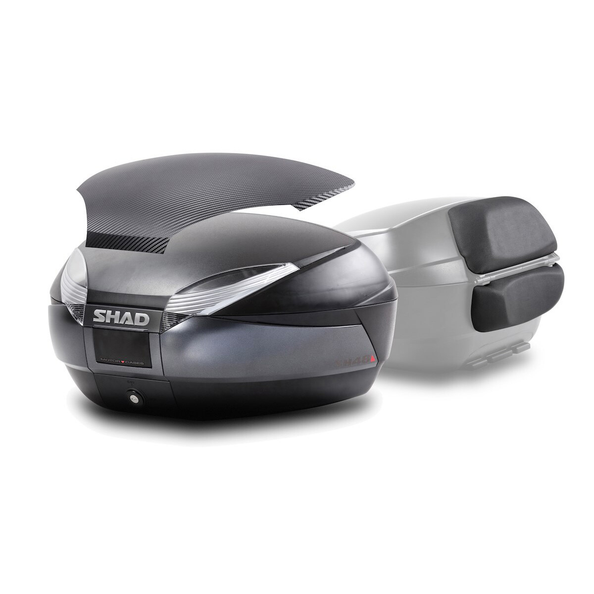 Set SHAD Bauletto Top SH48+ Luggage Rack For Triumph 900 Tiger Gt Pro ...