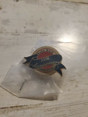 1995 new in plastic 100th Anniversary of Baseball Yankees Babe Ruth Pin ...