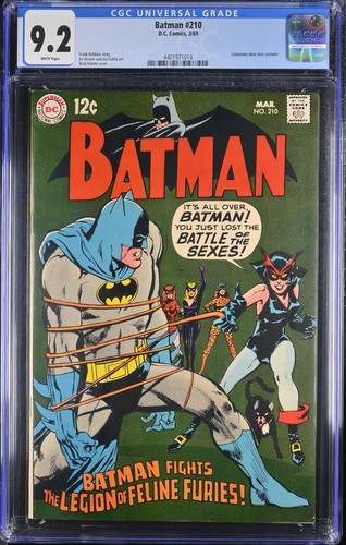 1969 Batman 210 CGC 9.2 Catwoman New Costume. | eBay