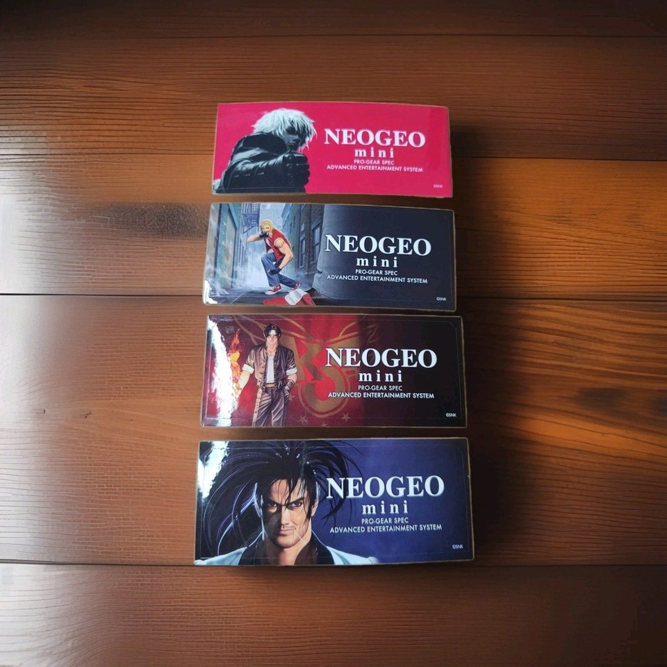 FULL SET OF 12 NEOGEO SNK Mini Console Marquees JAPANESE MARKET RARE ...