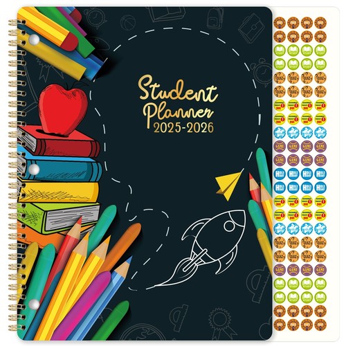 Student Planner 2025-2026 - Academic Year Weekly & Monthly School ...
