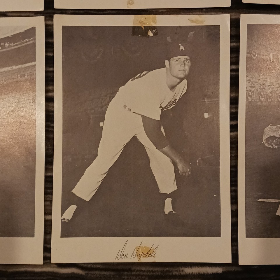 1960's LA Dodgers Team Issue Photo Lot 5x7 Sandy Koufax Don Drysdale ...