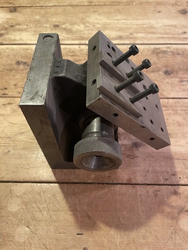 OLDER MACHINIST MADE ADJUSTABLE ANGLE SINE PLATE JIG FIXTURE SETUP ...