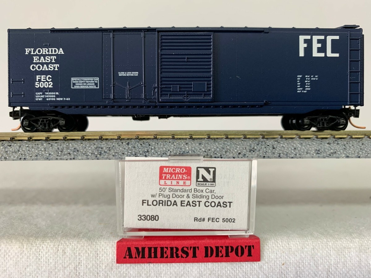 Fec Trains Train Roars Thru RR Crossing & This Happens! Florida East