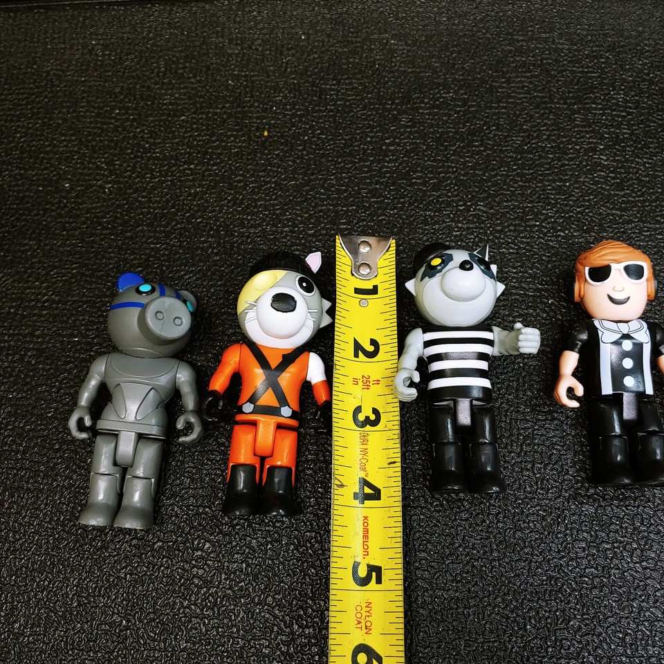 Lot of 4 Roblox Piggy Action Figures With Rash, Robby And Minitoons | eBay