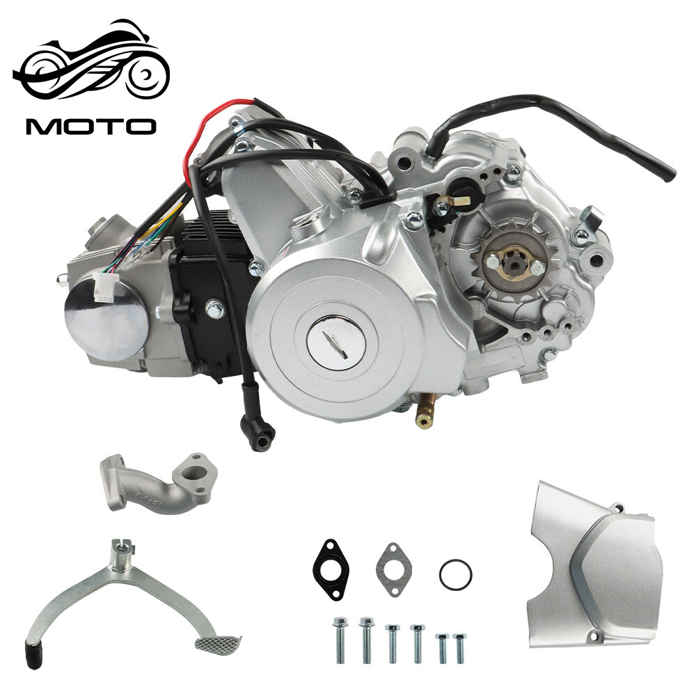 4 Stroke 125cc ATV Engine Motor For ATV Quad Go Kar 3-Speed Semi Auto w ...