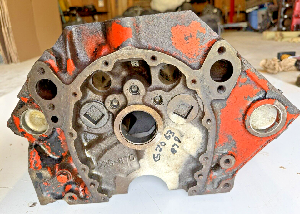 1964-1967 GM Small Block Chevy Engine Block 327 CI Date Code G2068 OEM ...