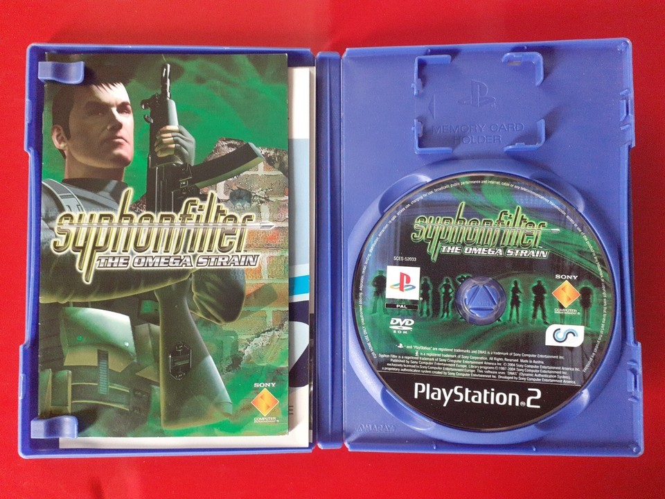 Syphon Filter The Omega Strain Sony PlayStation 2 Game Complete PAL Ps2 ...