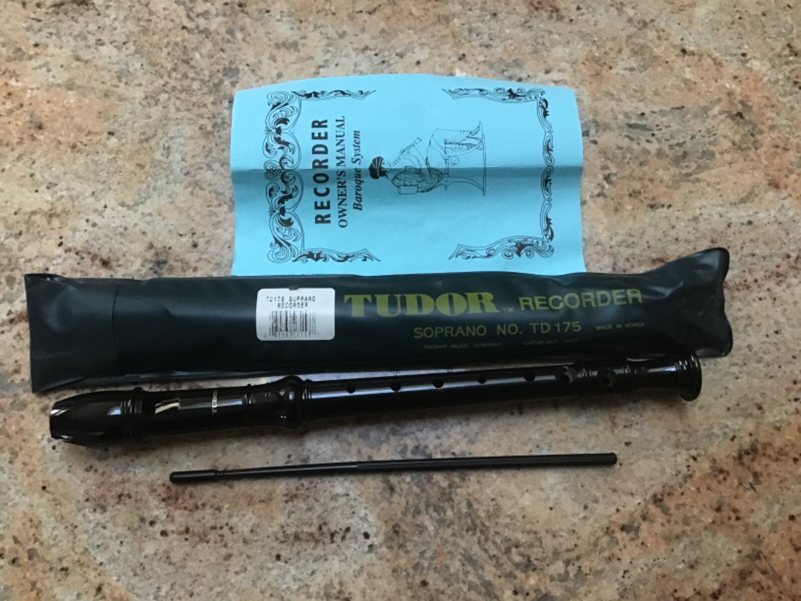 TUDOR Soprano RECORDER TD175 Dark Brown-4Pcs.-BRAND NEW IN CASE | eBay