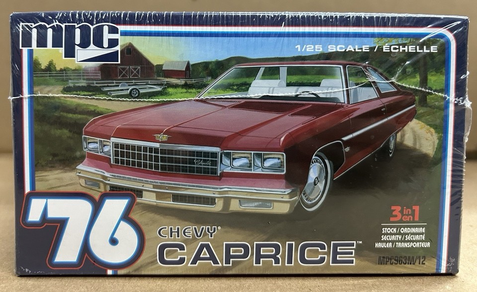 MPC ‘76 Chevy Caprice 1/25 Scale Model Kit | eBay