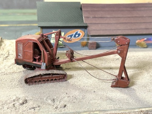 1/87 HO Scale Woodland Scenics Insley Cable Backhoe/Excavator Modified ...