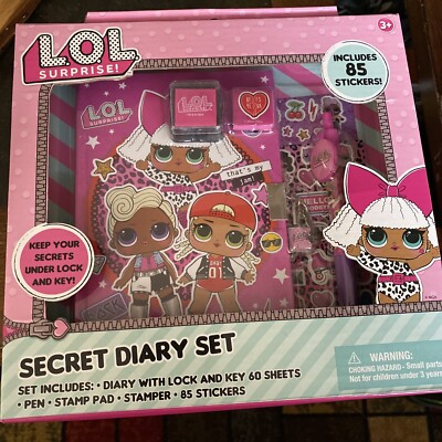 NEW L.O.L. Surprise! Secret Diary Set Includes 85 Stickers | eBay