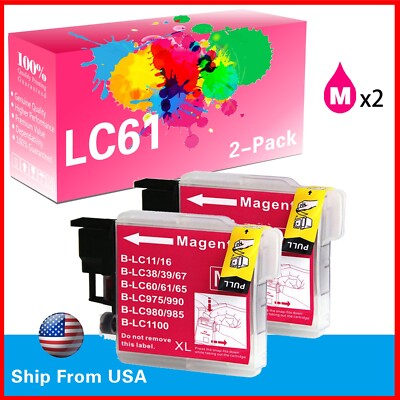 2PK LC-61 LC61 Ink Cartridge 61 for DCP J125 Printer | eBay