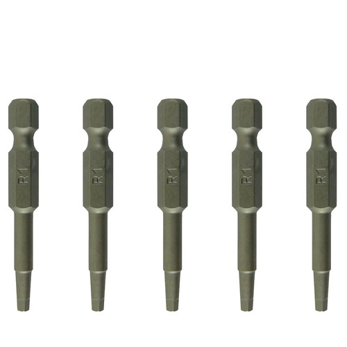 SQUARE BIT DRIVER: 2 inch - #1 Robertson (R1) - Quick-Change Shank (5 ...