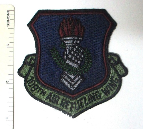 108th AIR REFUELING WING US AIR FORCE PATCH USAF Original Vintage | eBay