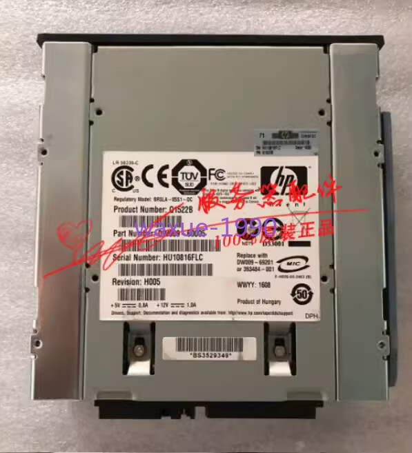 1pcs Used HP 393484-001 DAT72 DDS5 SCSI Q1522B DW009-60005 | eBay