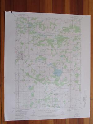 Rio Wisconsin 1981 Original Vintage USGS Topo Map | eBay