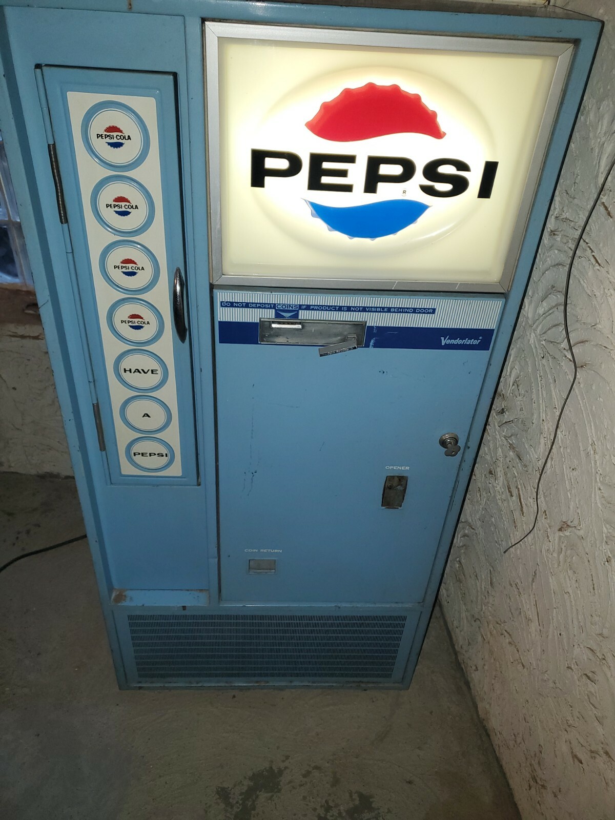Vintage 1962 Pepsi Cola Vending Machine | eBay