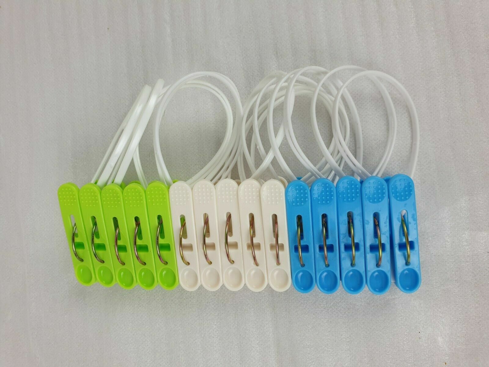 New 30/60pcs Drying Clothespins Clips Hanger Rack Portable Folding ...