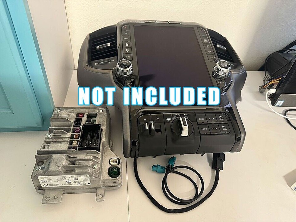 19-24 RAM 12" UAX UCONNECT 4C RADIO INTEGRATION PROGRAMMER+SECURITY ...