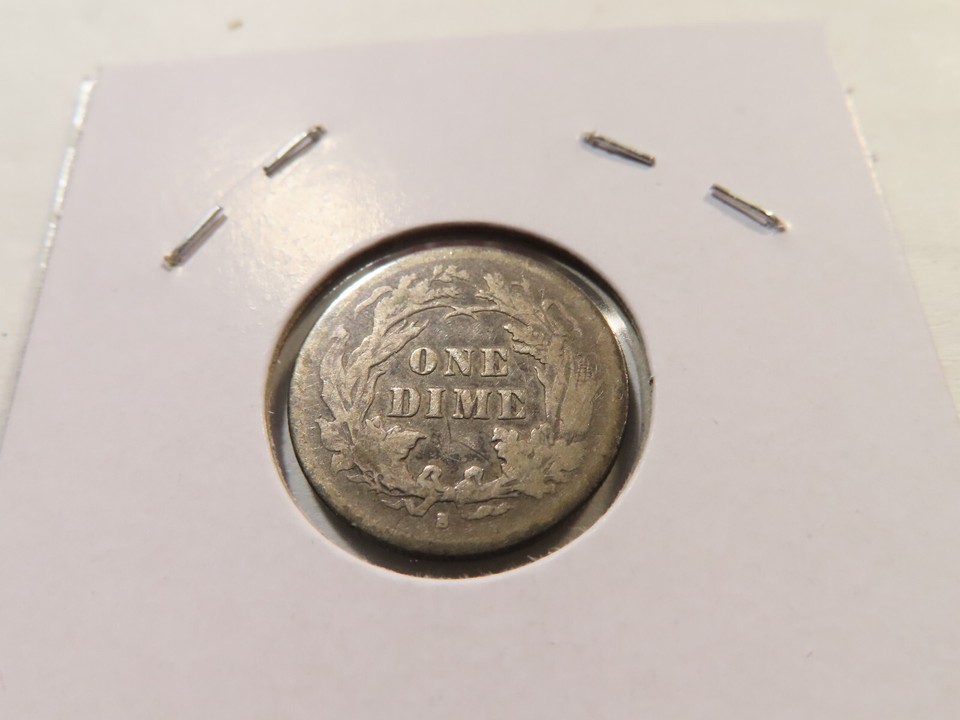 E80 USA 1877-S Seated Liberty Dime Fine | eBay