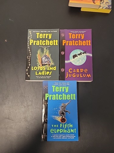 TERRY PRATCHETT DISCWORLD LOT OF 3 2000-2002 HARPER TORCH PB VG | eBay