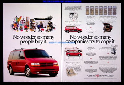Dodge Caravan Minivan 1994 Trade Print Magazine Ad Poster ADVERT | eBay