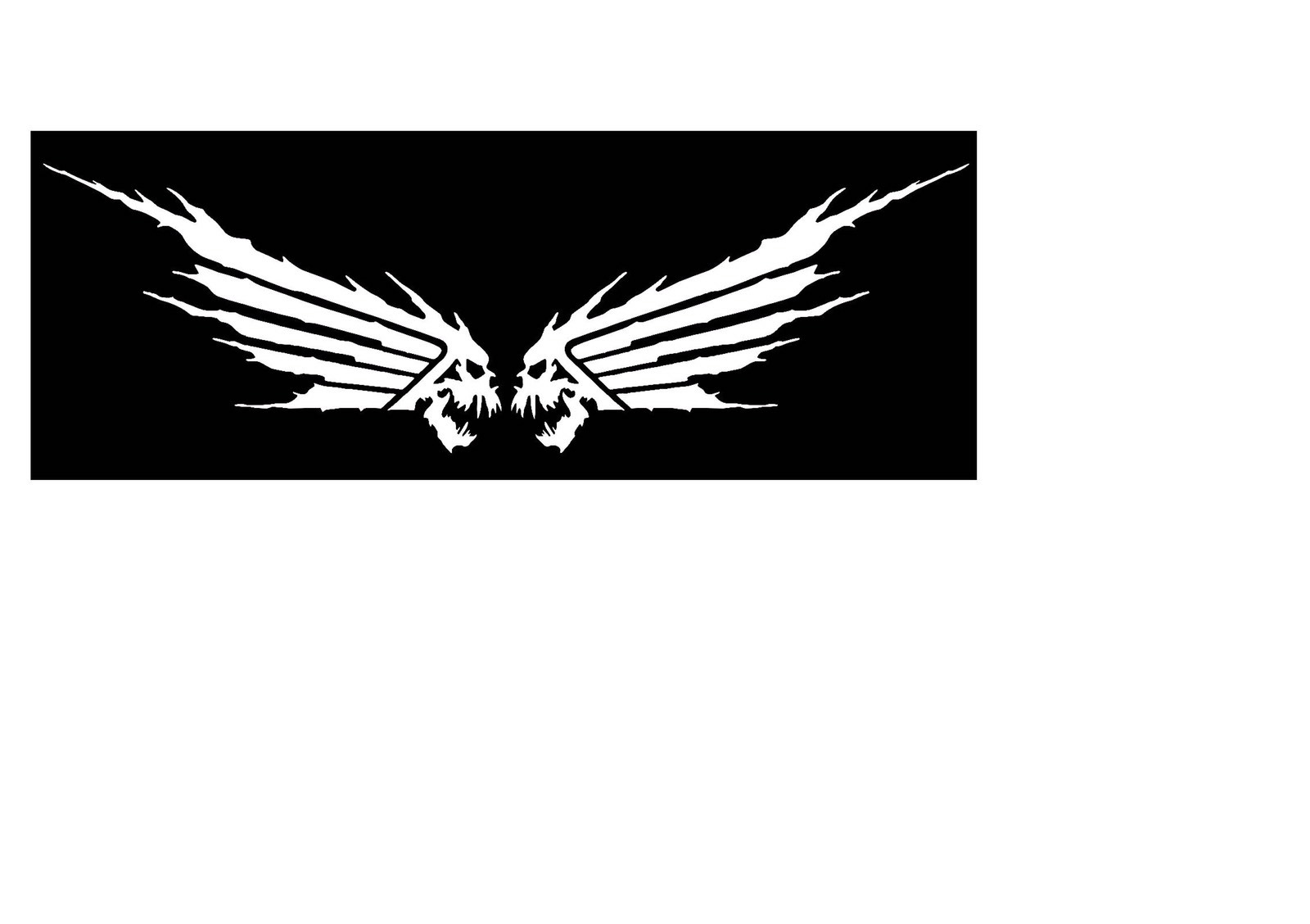 Wings Honda Skull Decal Stickers Set Of 2 For Car Truck Motorcycle ...