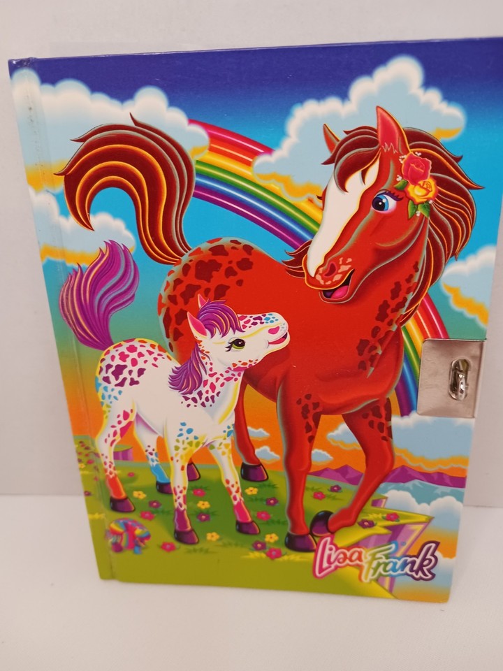 Lisa Frank Rainbow Chaser Lolipop Diary - Journal Notebook Horse ...