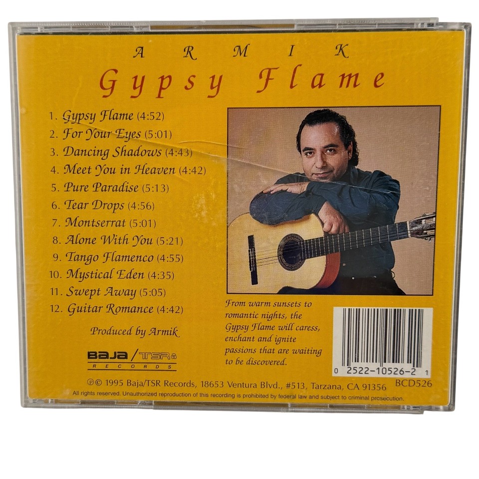 Armik – Gypsy Flame CD 1995 Flamenco New Age Latin Baja/TSR | eBay