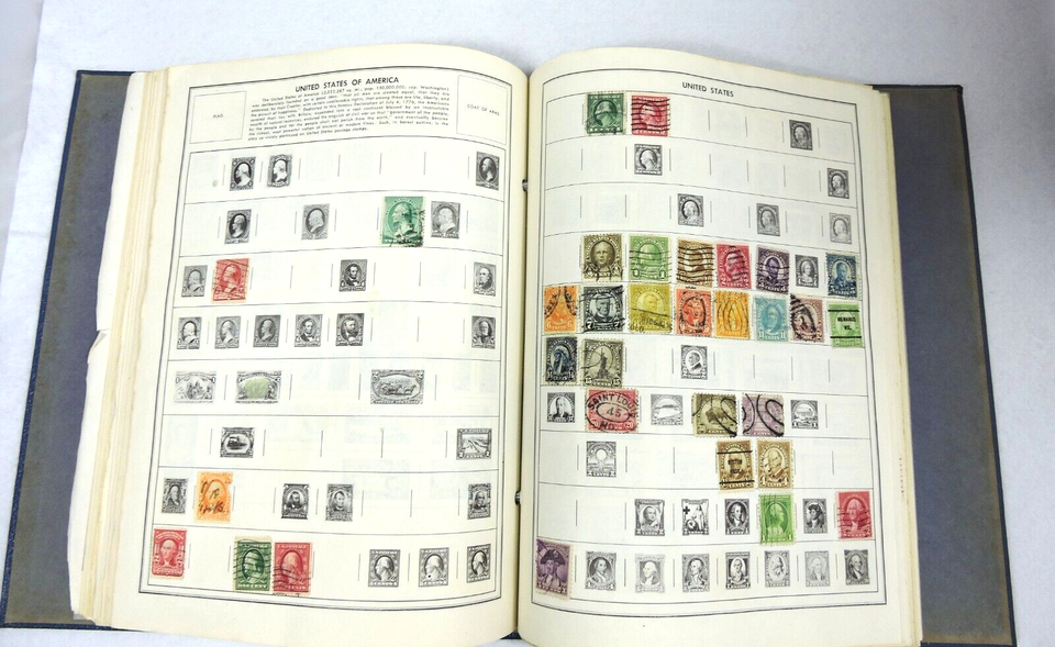 1959 AMBASSADOR ALBUM Postage Stamp Of The World H.E Harris - Lot of ...