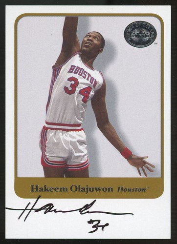 2001 Fleer Greats of the Game Hakeem Olajuwon Auto | eBay