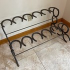 Handmade Horseshoe Wrought Iron Boot Rack Holds 6 Pair Boots Michigan ...