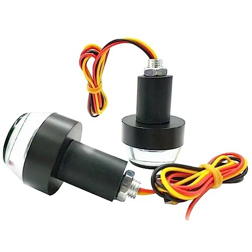 Motorcycle Handlebar End LED Lights, Handlebar Indicator Turn Signal ...