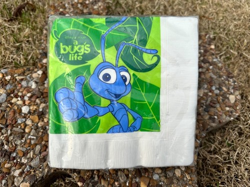 + Y2K '98 DISNEY Pixar BUG'S LIFE FLIK Hallmark 3-Ply Large Lunch ...