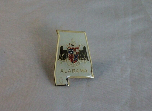 State of Alabama Metal Enameled State Seal Collectors Lapel Pin | eBay