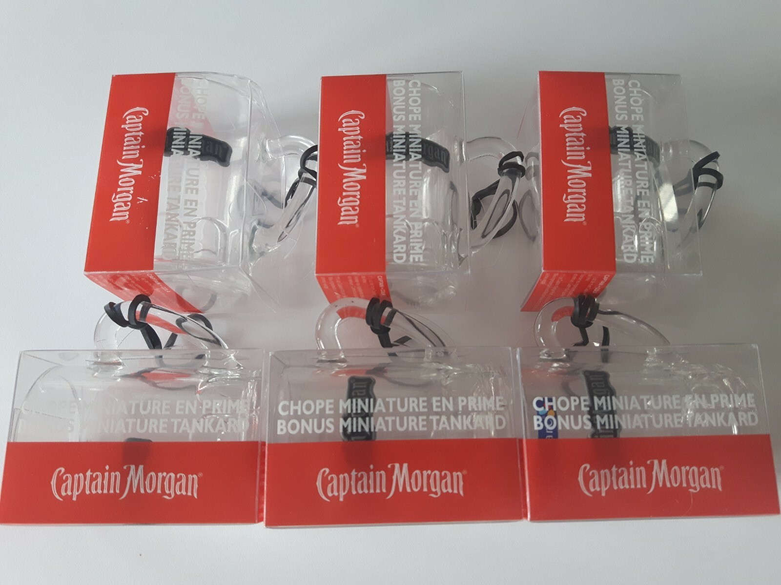 Lot Of 6 Captain Morgan Pewter Logo Miniature Tankards 2OZ Line | eBay