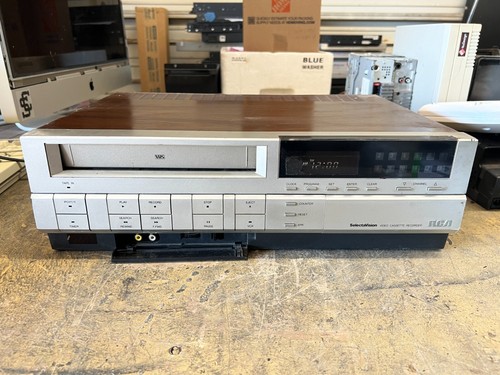 RCA SelectaVision VHS Player/Recorder VCR VKT300 Untested Powers On | eBay