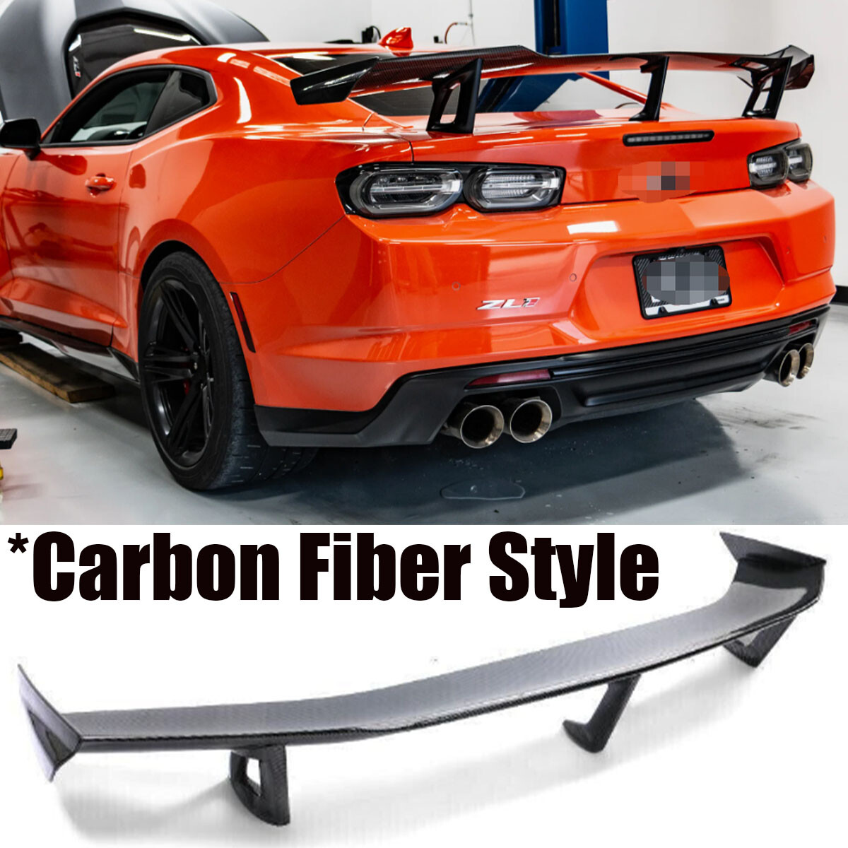 Carbon Fiber Rear Wing Trunk Spoiler For Chevy Camaro 2016-2022 ZL1 1LE ...