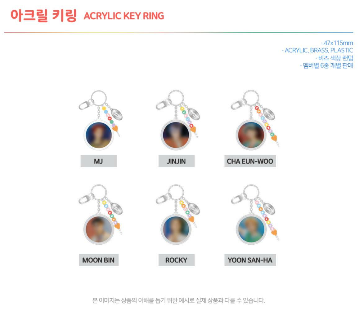 ASTRO 2021 SWITCH ON POP-UP STORE OFFICIAL MD GOODS ACRYLIC KEY RING ...