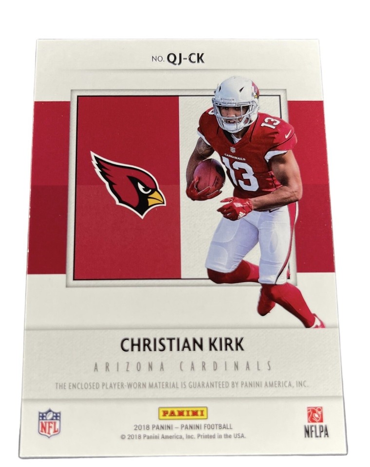 2018 Panini Football Quest Jumbo Rookie Relic #QJ-CK Christian Kirk | eBay