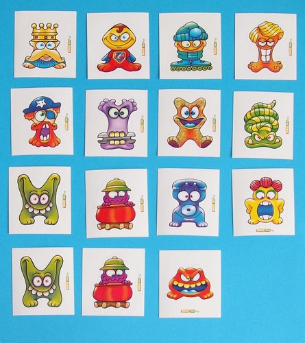 15 Aufkleber Sticker Gogos Gogo Gogo's Figuren 90er Spielfiguren | eBay.de