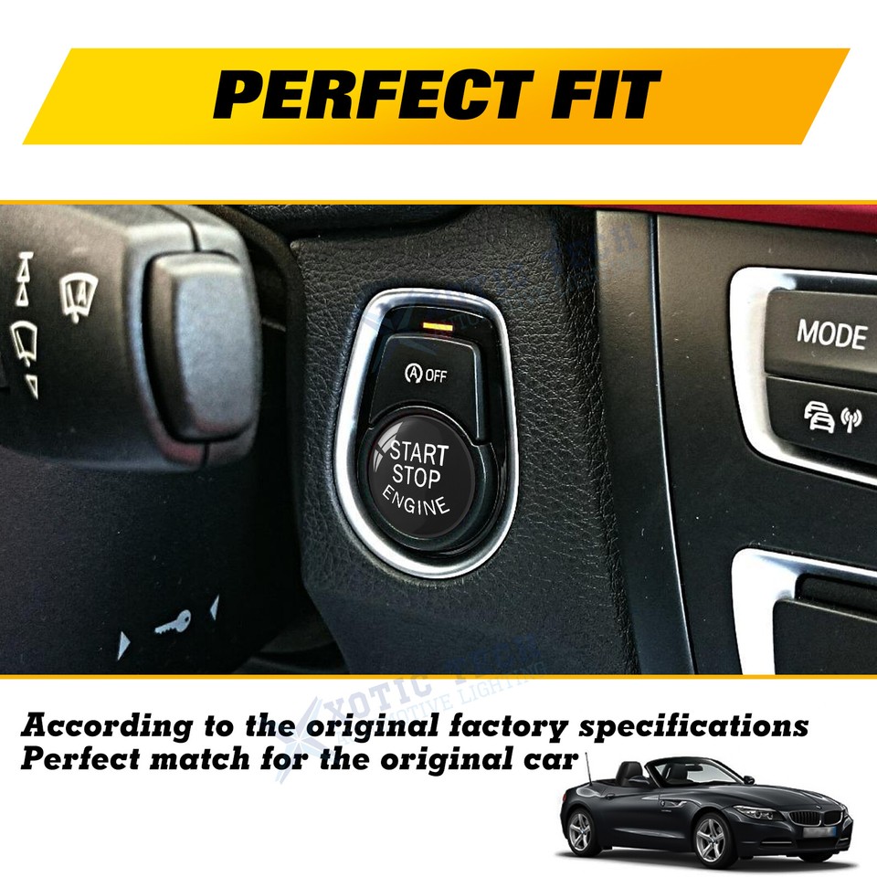 Engine Start Stop Switch Button Cover for BMW F30 F10 F34 F15 F25 F48 ...