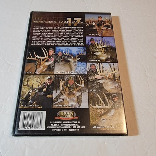 Whitetail Madness 17: Drury Outdoors DVD New Sealed | eBay