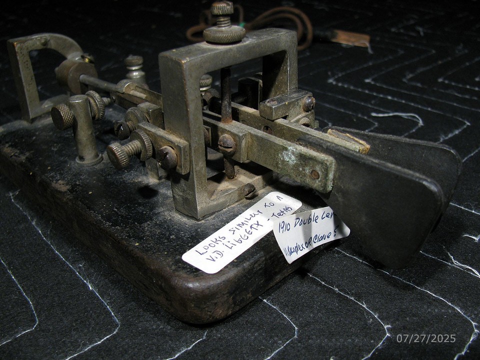 V.D. Liggett Semi-Automatic Telegraph Key Or Bug / Vibroplex Double Lever Clone | eBay