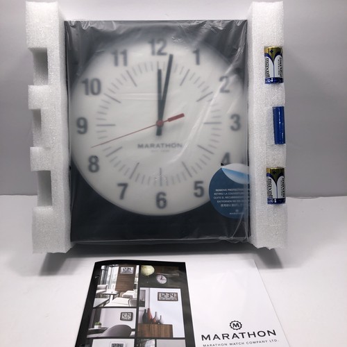 Studio Edition Jumbo 12 Inch Analog Wall Clock Black & White - Studio ...