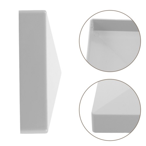 6pcs Vinyl Fence Post Caps 4.13X4.13 Inch Pyramid PVC Fence Finials ...