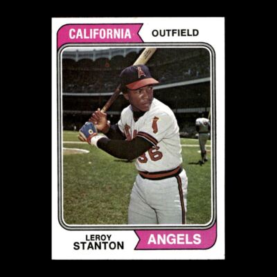 Leroy Stanton 1974 Topps California Angels #594 Nice! 2 | eBay